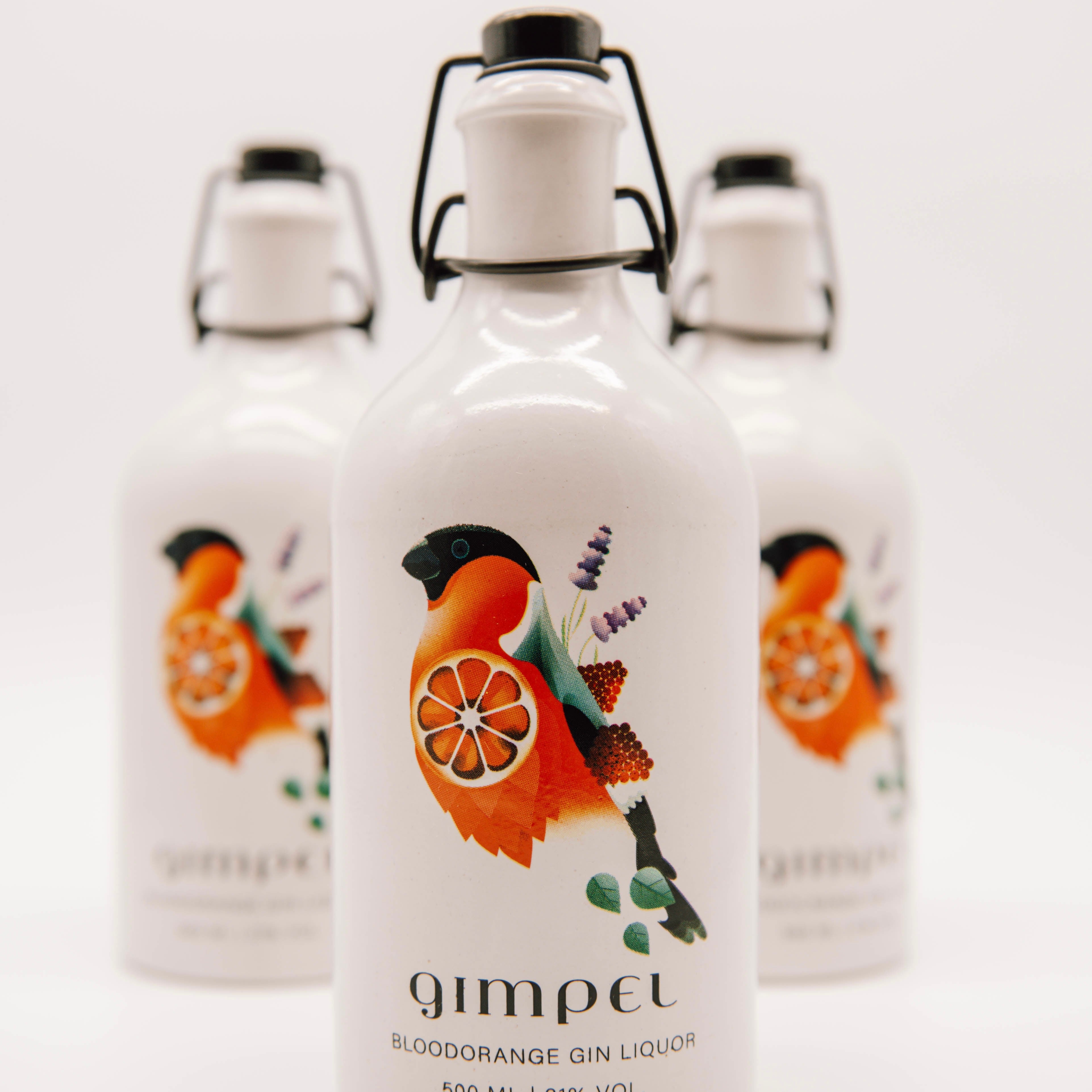GIMPEL - Bio Blutorangen Gin Likör – Squeaker Drinks GmbH